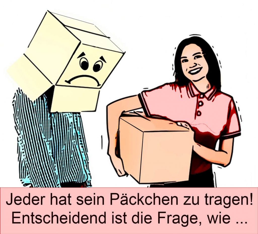 Jeder Hat Sein Weihnachtspckchen Zu Tragen